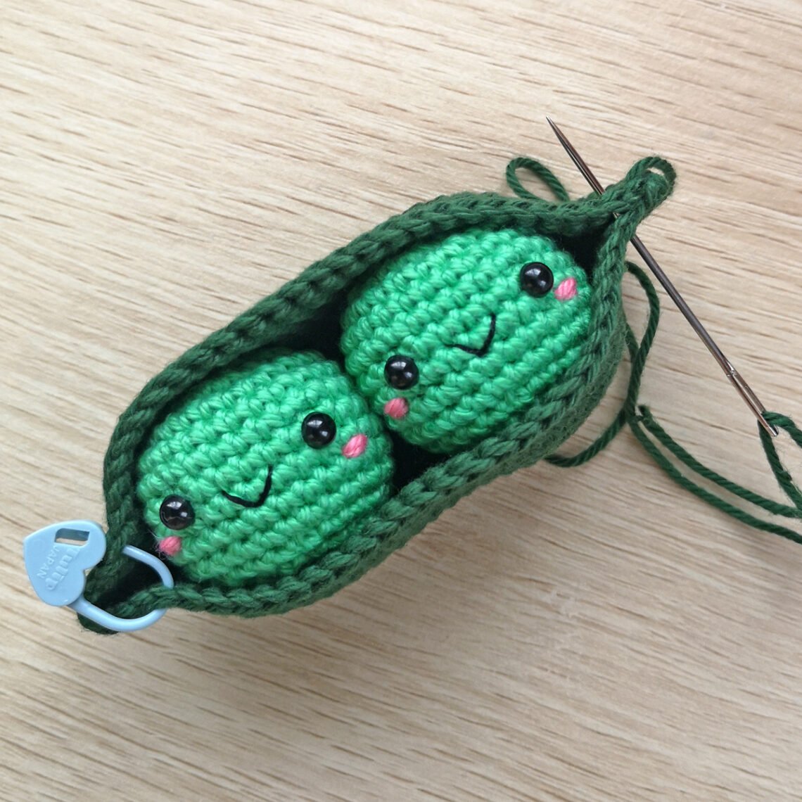 Pea Pod Crochet Pattern - Free Pattern - Stitch by Fay