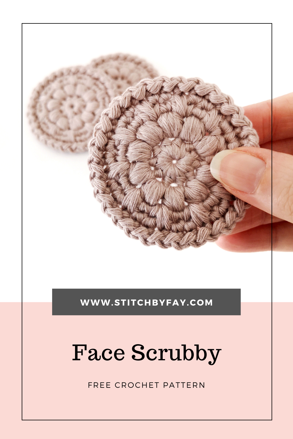 Face Scrubby Crochet Pattern (Free!)