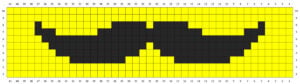 Moustache Crochet Bookmark - Gift Idea for Men (Free!)