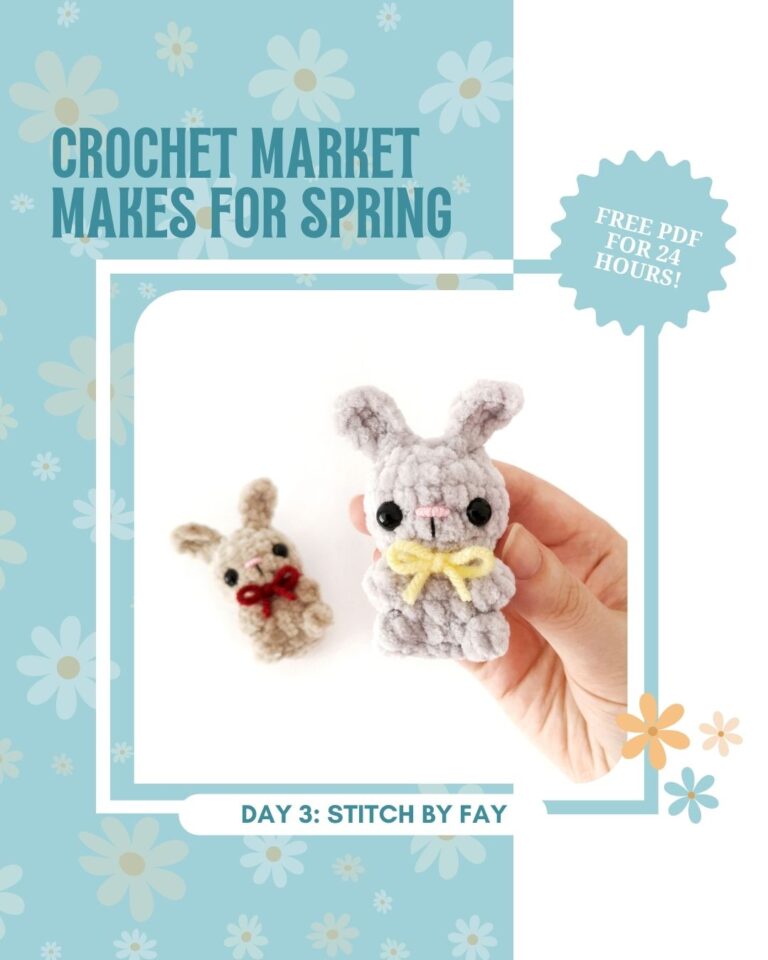 No-Sew Crochet Bunny Pattern (Free!)
