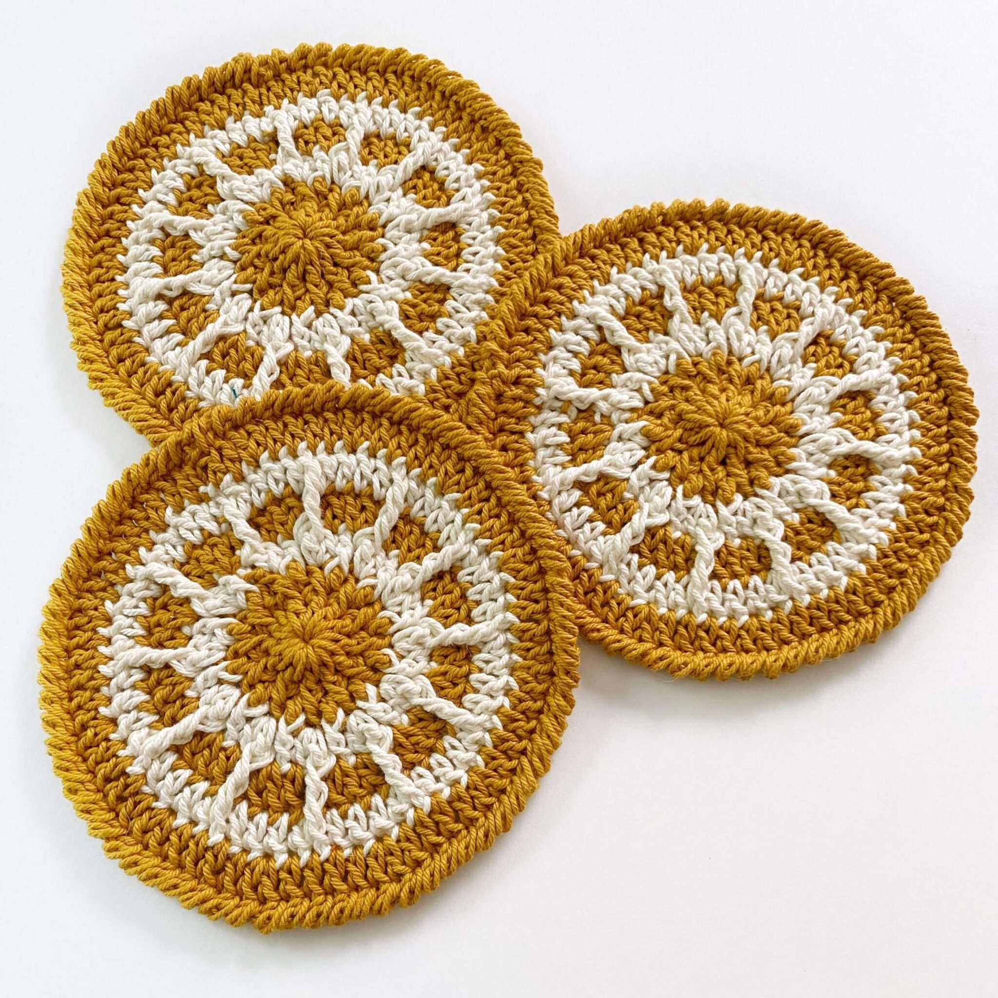 35 Free Crochet Coaster Patterns