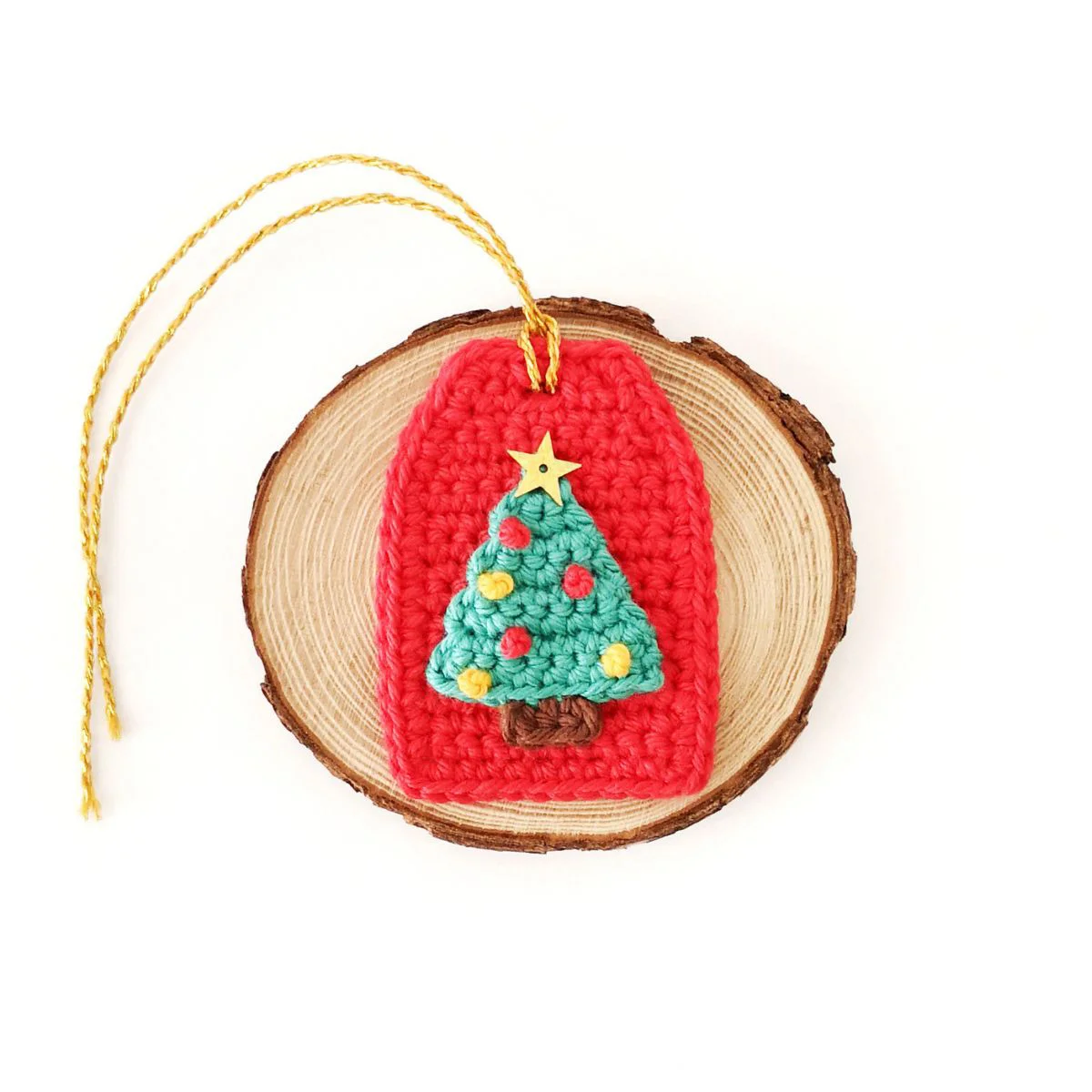 Crochet Christmas Tree Applique Pattern (Free!)